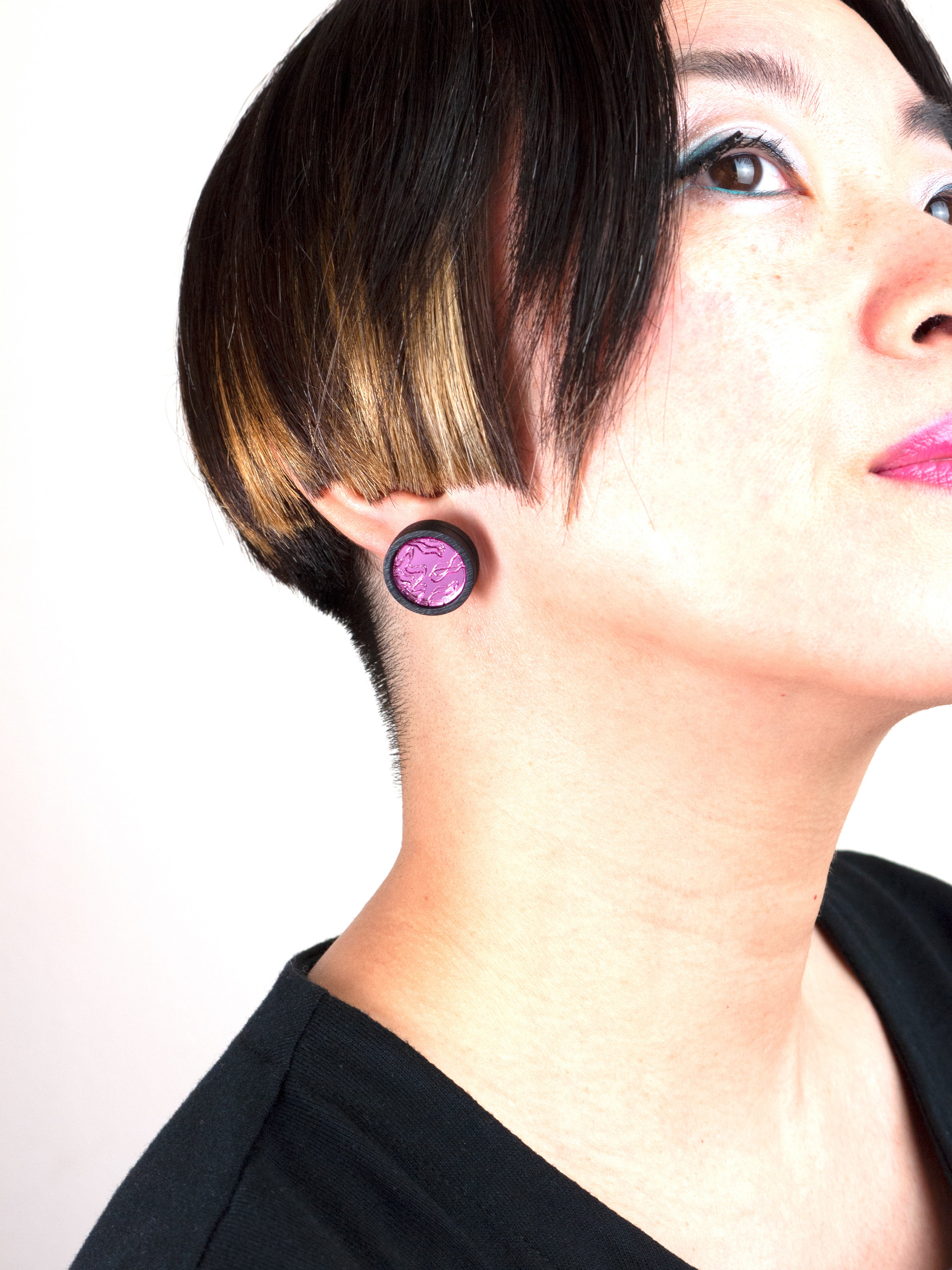 FORM084 MINAMO Studs - Babypink – MYSTIC FORMS
